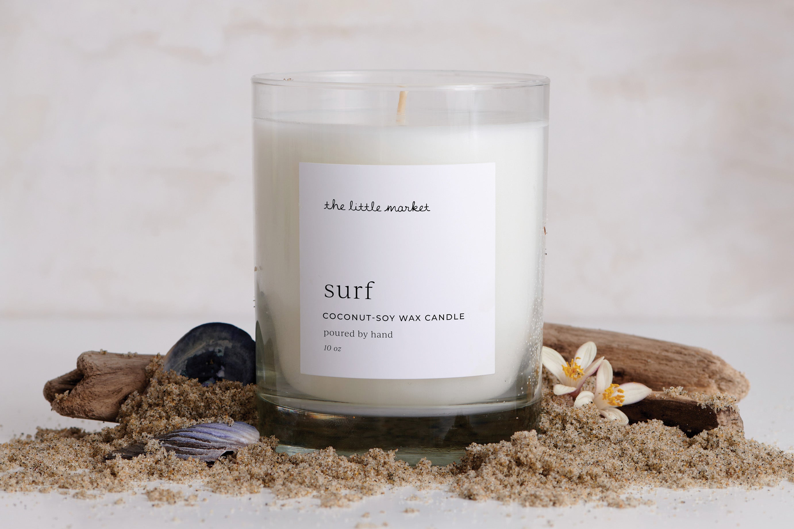 The Little Market I Surf Handmade Scented Candle I Soy Coconut Wax ...