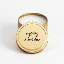 You Rock Gift Set: Appreciation Gift with Candle | Prosperity Candle