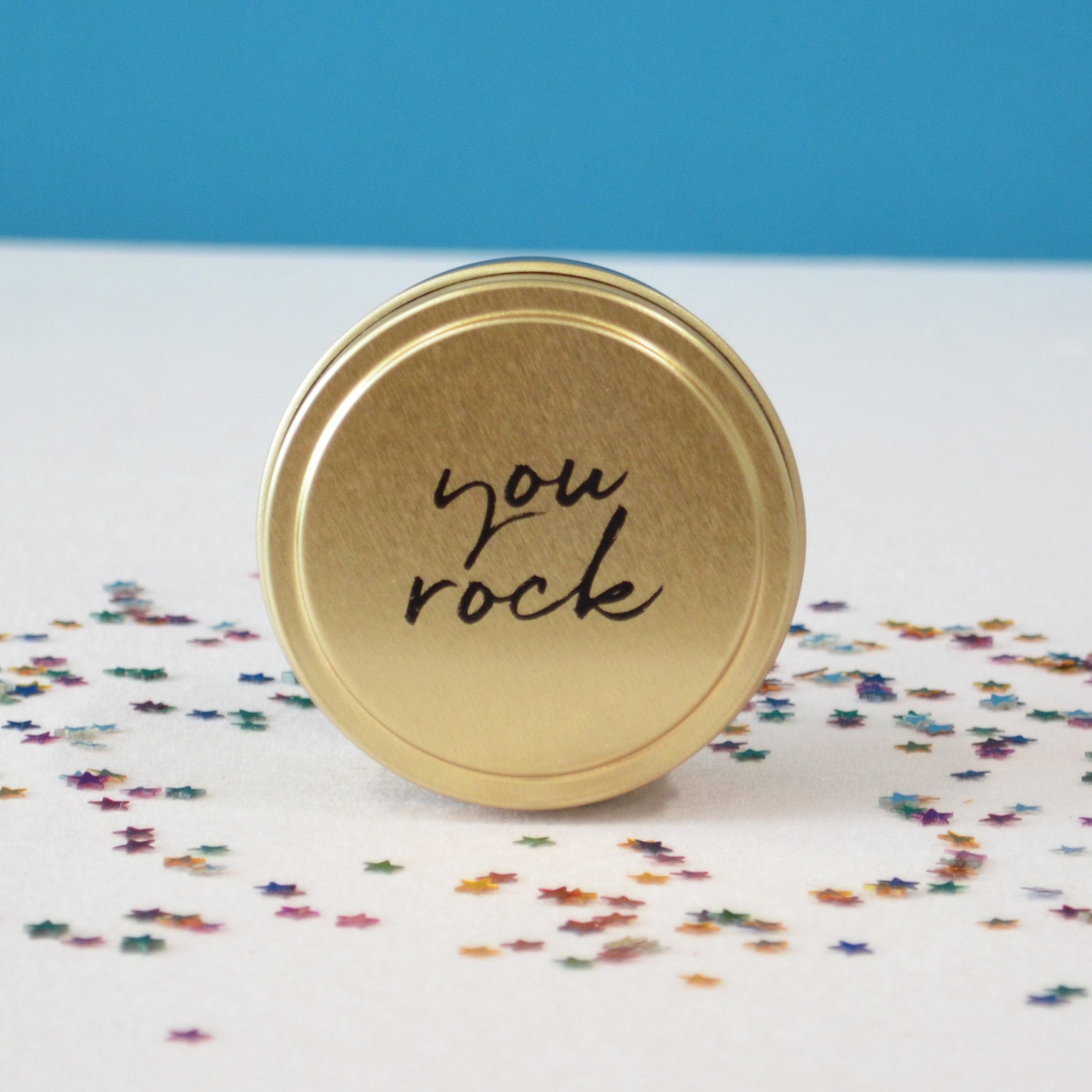 You Rock Gift Set: Appreciation Gift with Candle | Prosperity Candle