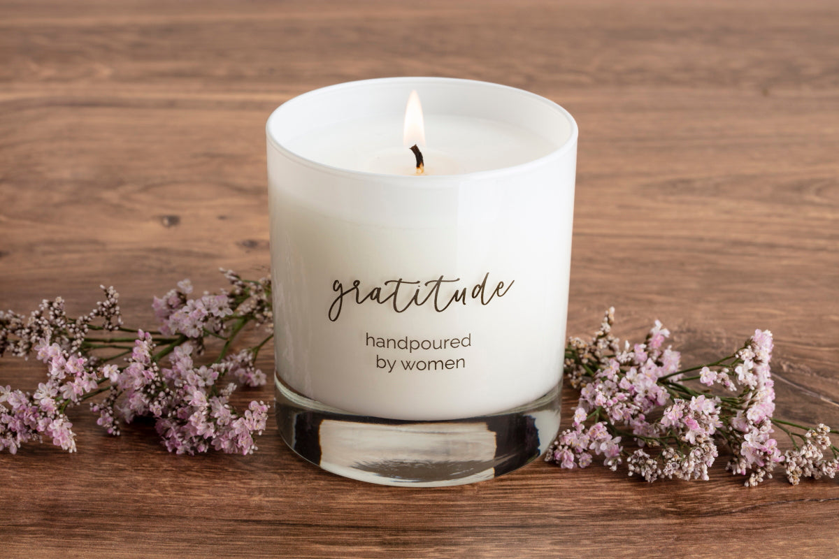 Gratitude Gift Set | Thank You Gifts for Women | Prosperity Candle
