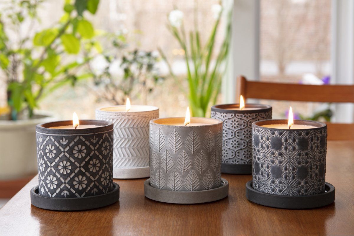 Decorative Planter & Flower Pot Candles | Prosperity Candle