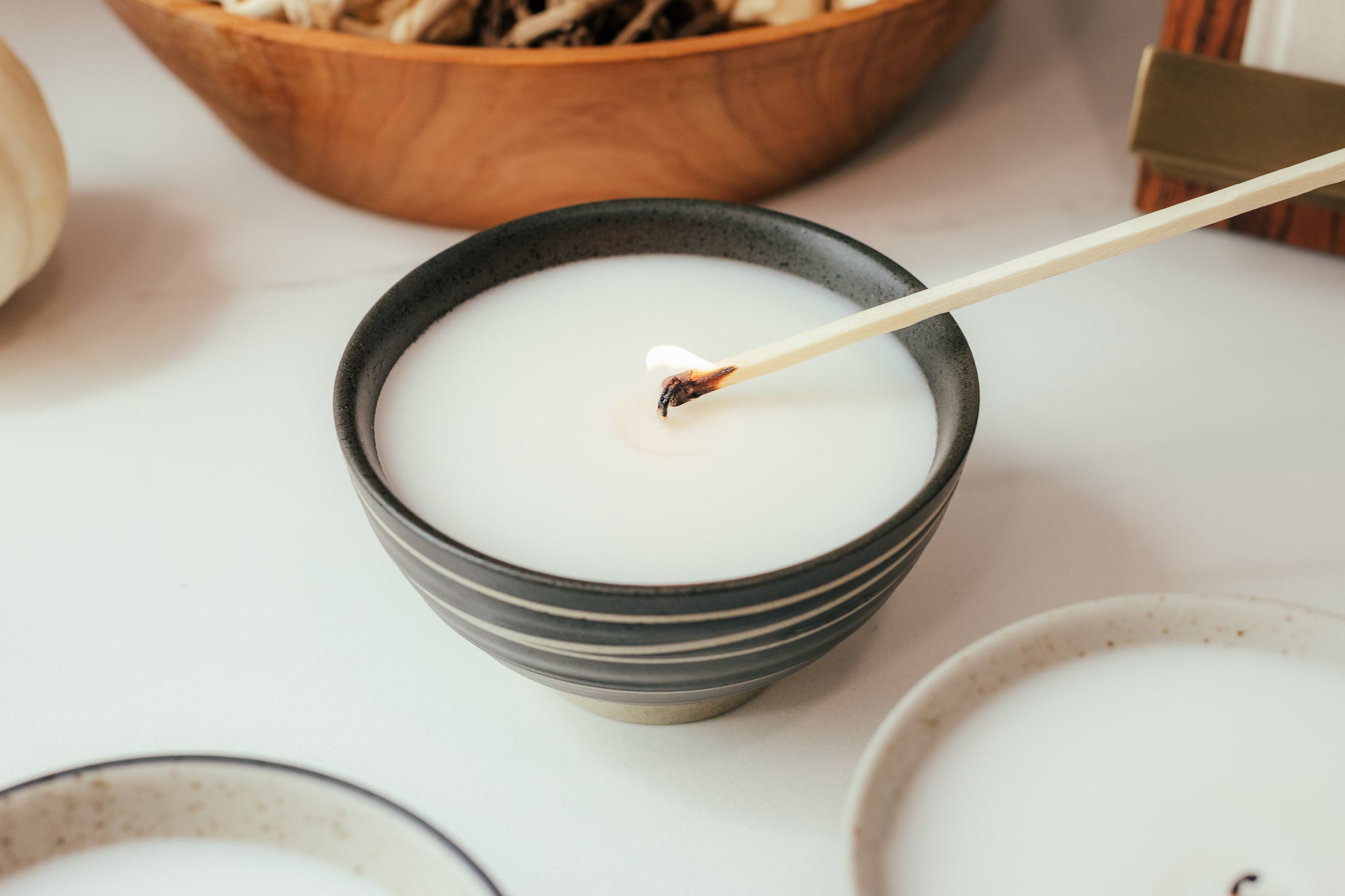 Sienna - Decorative Ceramic Candle | Ceramic Bowl Candle | Prosperity ...